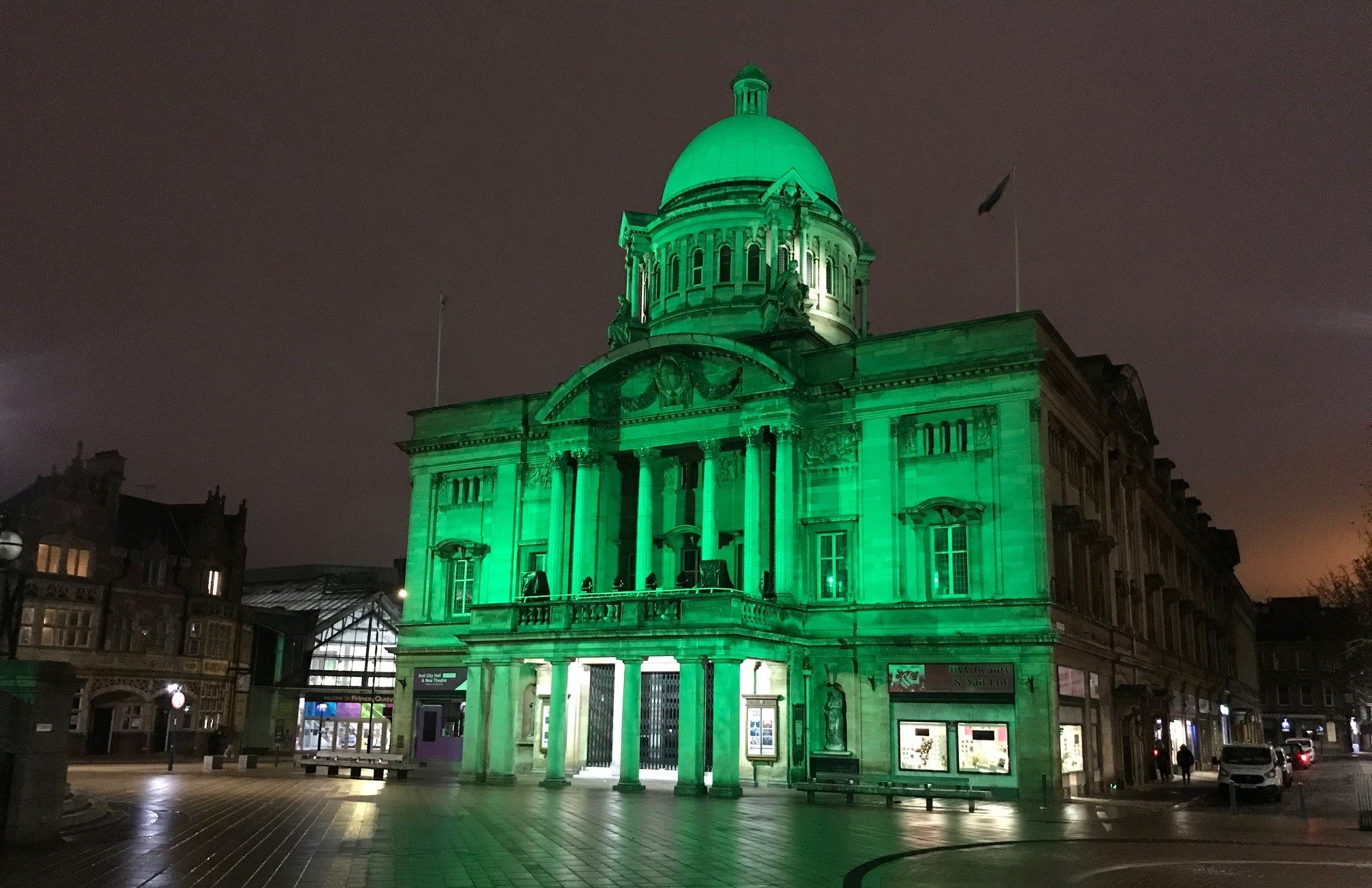 Hull buildings and landmarks to be lit up green on Thursday - Hull CC News